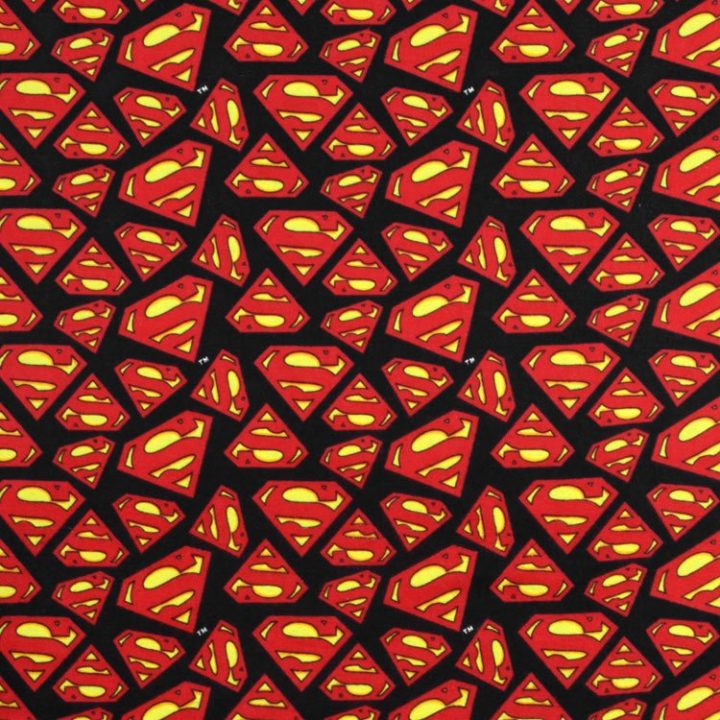 Superman Logo Flannel | Sew Materialistic