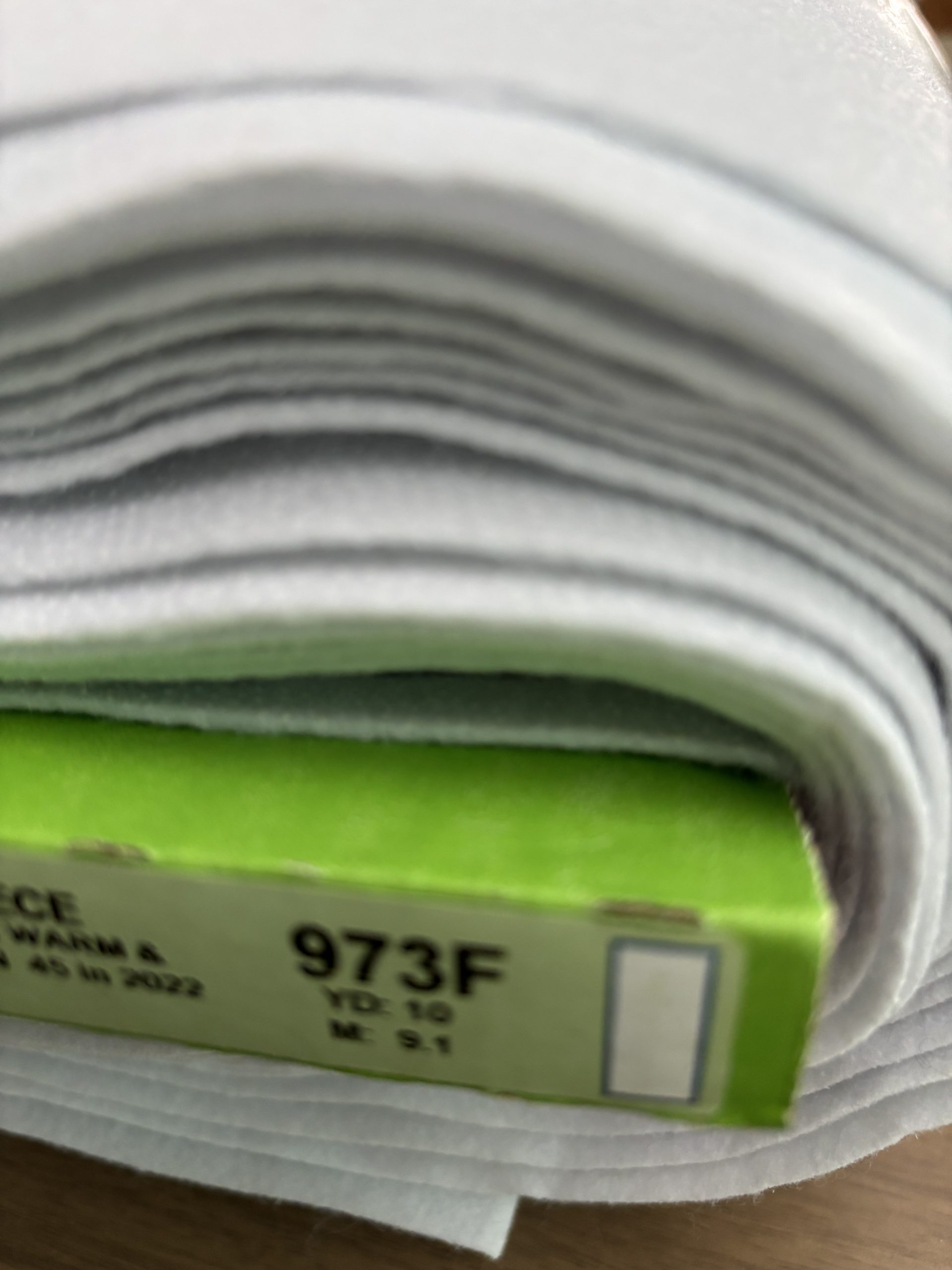 Pellon Fusible Heavyweight Fleece White | Sew Materialistic